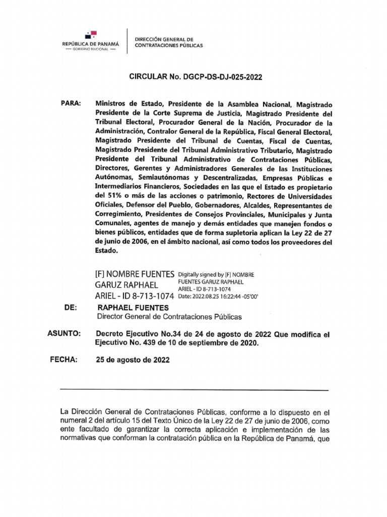 Circular+DGCP DS DJ 025 2022 | PDF