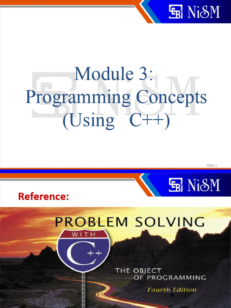 Module3 ProgrammingConcepts | PDF | Parameter (Computer Programming) | C++ Module3 ProgrammingConcepts | PDF | Parameter (Computer Programming) | C++