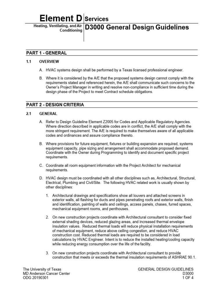 D3000 General Design Guidelines | PDF | Home Appliance | Building ...