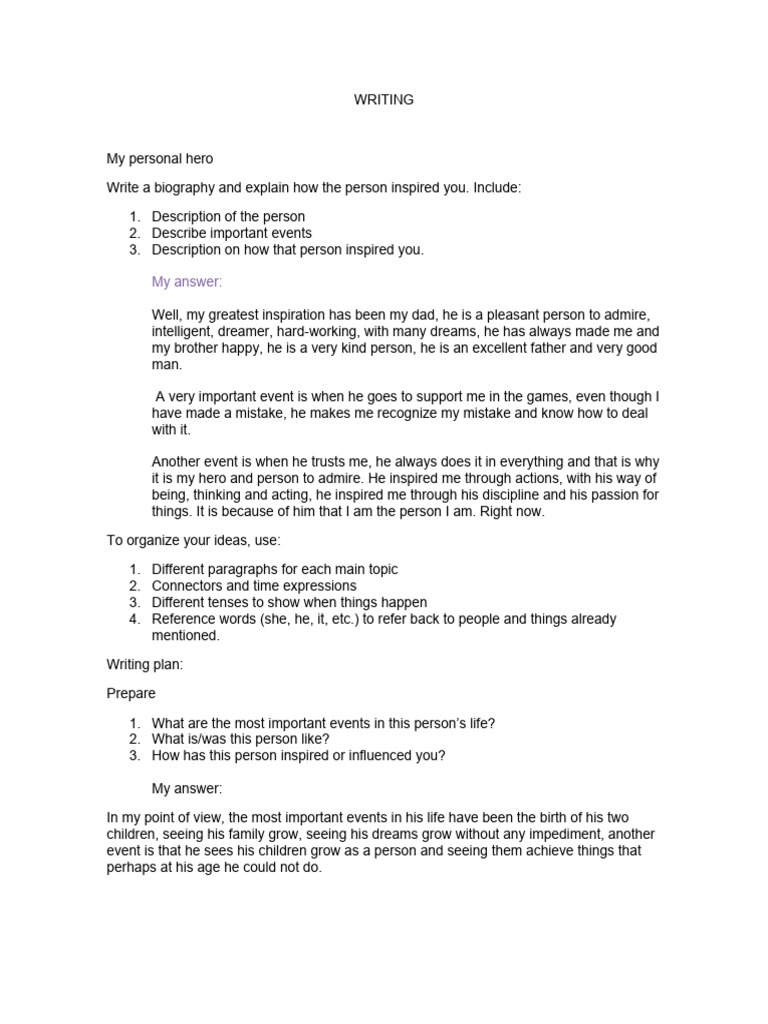 955 1714662737 WRITING Task For 11th Graders | PDF | Dream