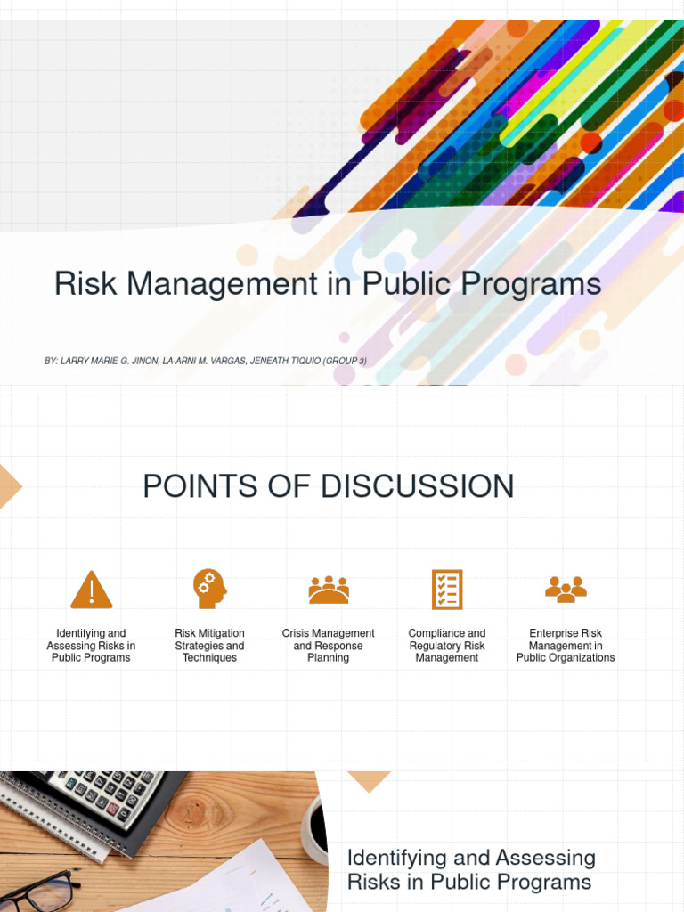 Module 3 Risk Management in Public Programs | PDF | Risk Management | Risk