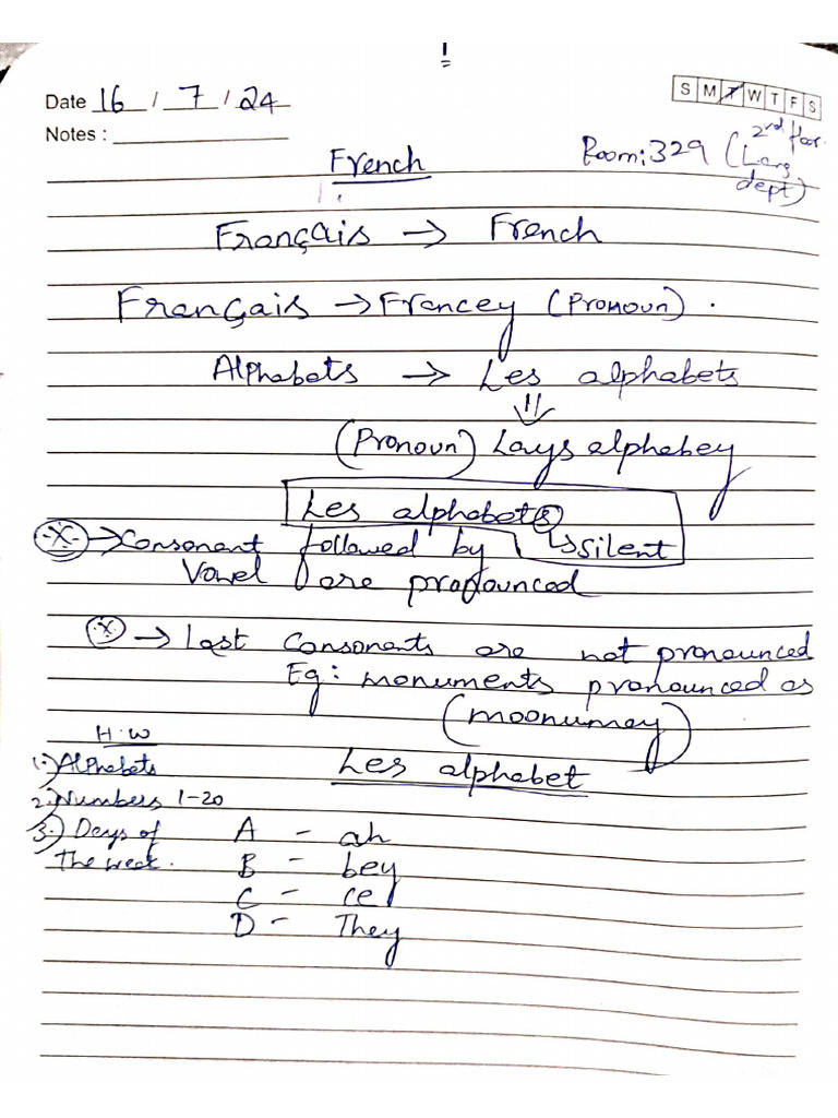 French Notes | PDF
