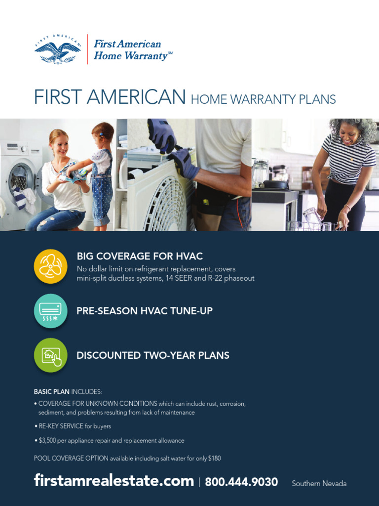 First American Home Warranty Overview | PDF | Duct (Flow) | Air ...