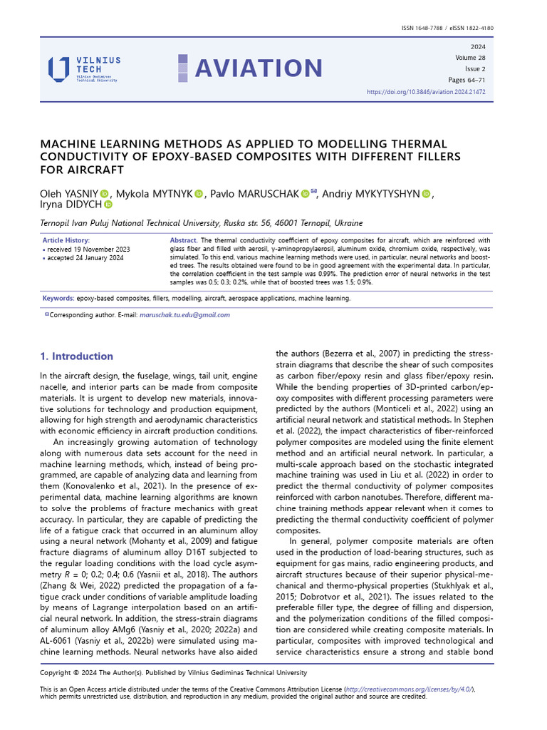 Machine Learning Methods | PDF | Composite Material | Artificial Neural ...