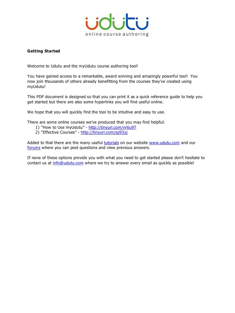 Udutu Course Authoring Guide | PDF | File Format | Educational Assessment