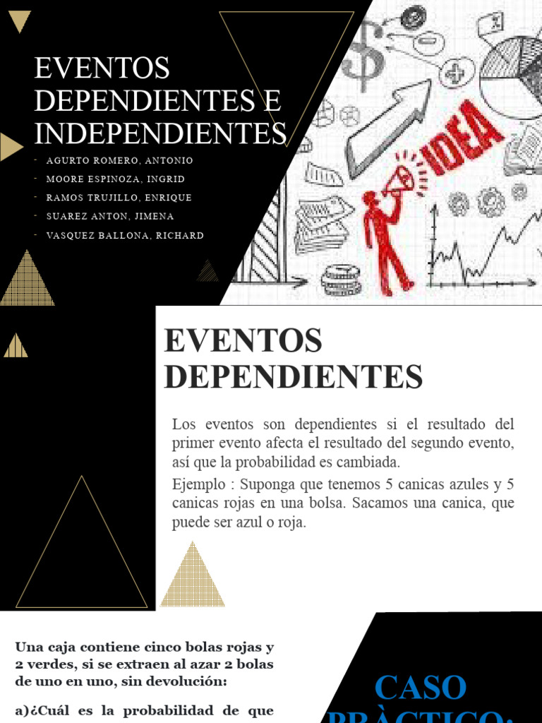 Eventos Dependientes e Independientes | PDF | Probabilidad | Compartir ...