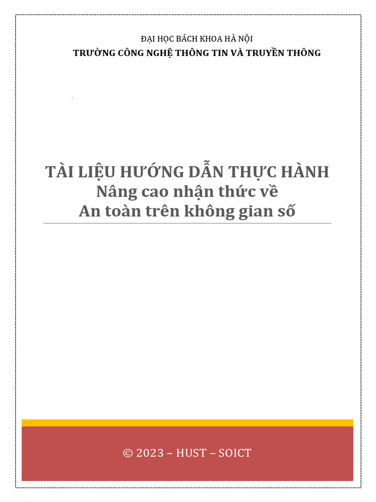 NCNT ATKGS 2023 HD Thuc Hanh | PDF