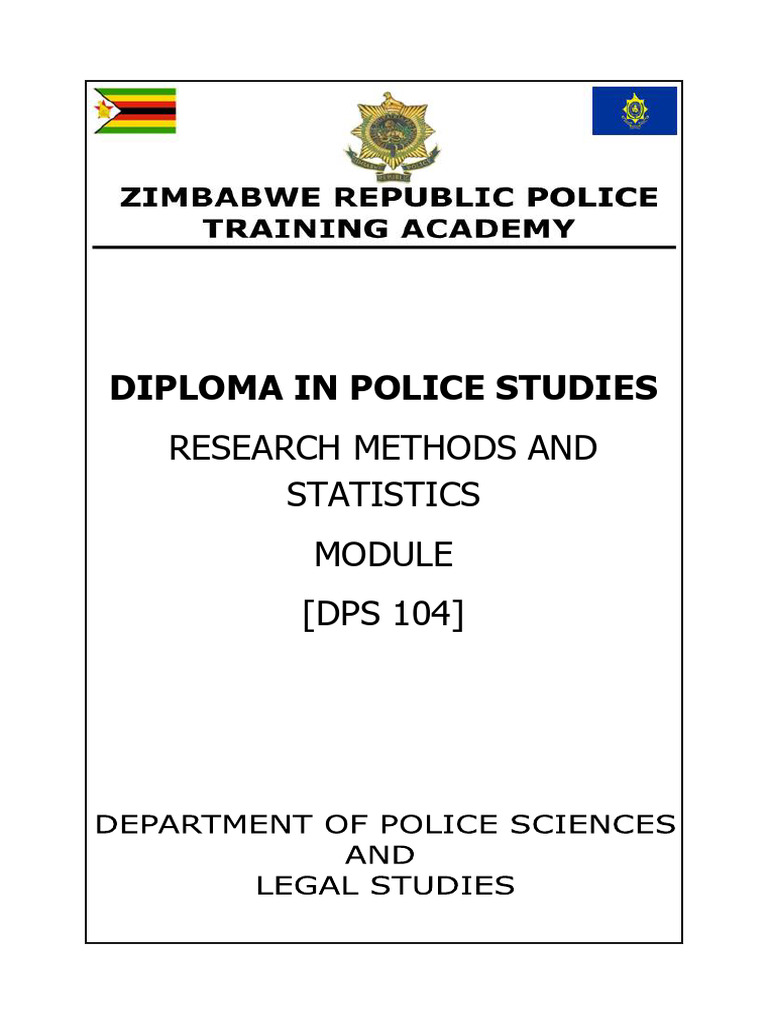 DPS 104 Research Methods and Statistics Module 014028 | PDF ...
