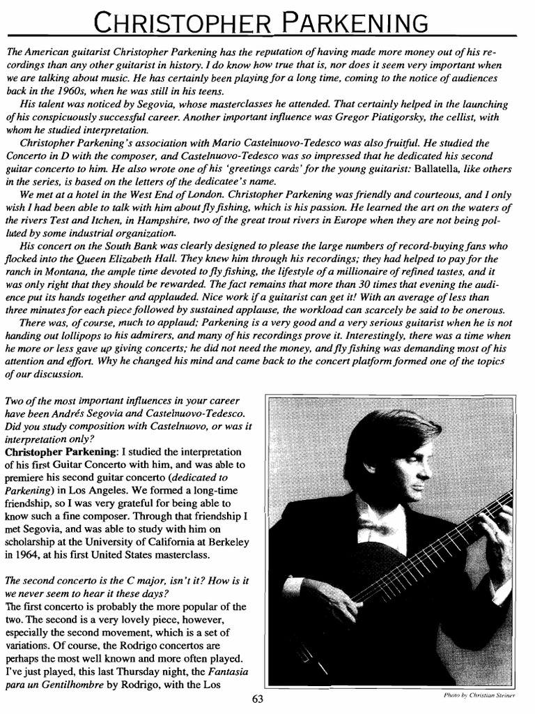 Christopher Parkening | PDF