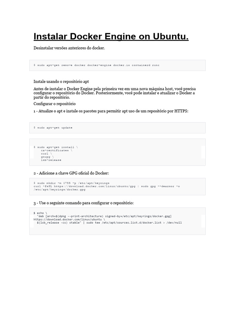 Instalar Docker+Portainer+RTMP-HLS Ubuntu | PDF | Informática | Software gratuito