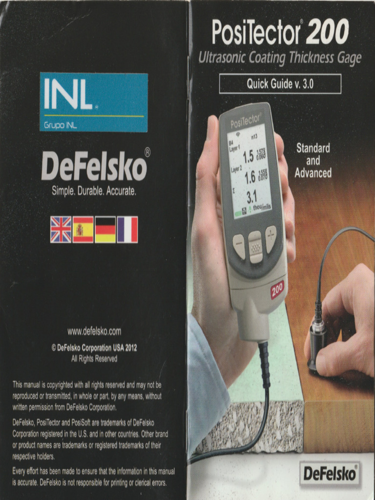 Positector 200 (Uctg) | PDF