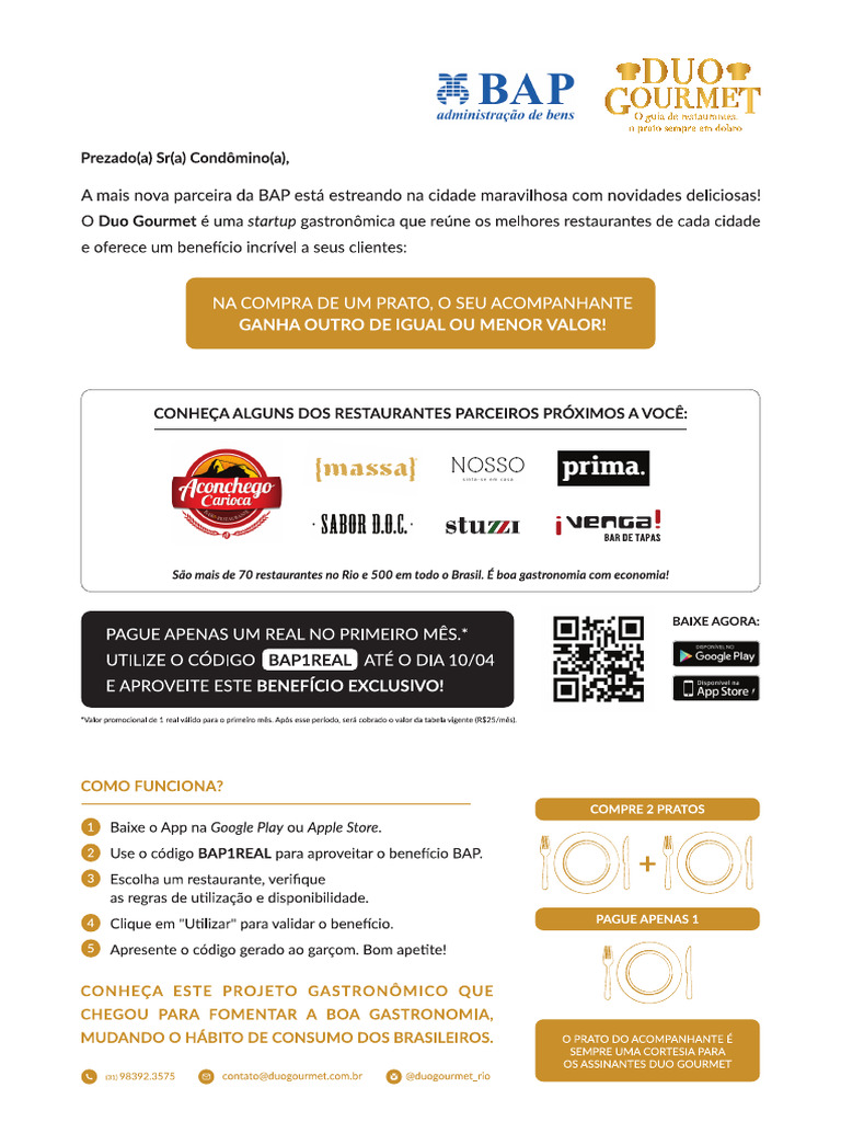 Flyer BAP Rio Leblon | PDF