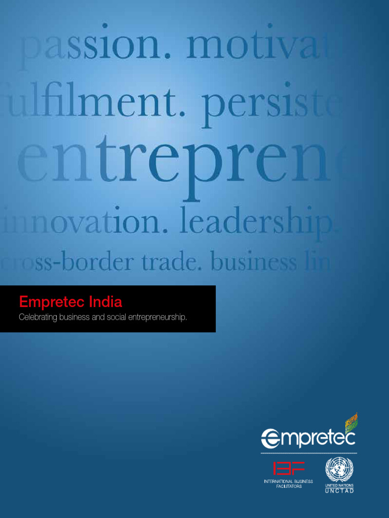 Empretec Programme Brochure | PDF | Entrepreneurship | Sponsor (Commercial)