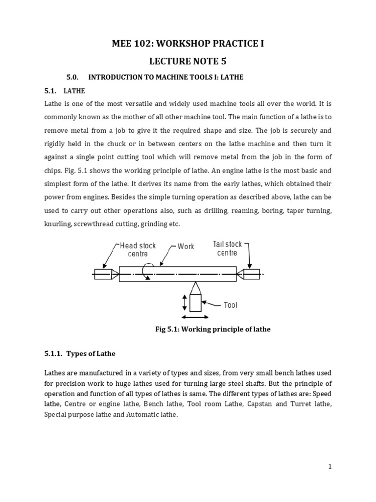 GNS 204 Logic | PDF | Metalworking | Tools