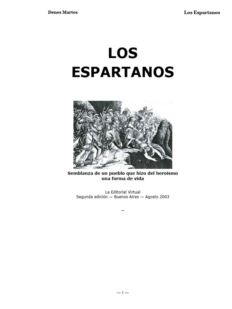 Lose Sparta No S | PDF | Esparta | Antigua Grecia