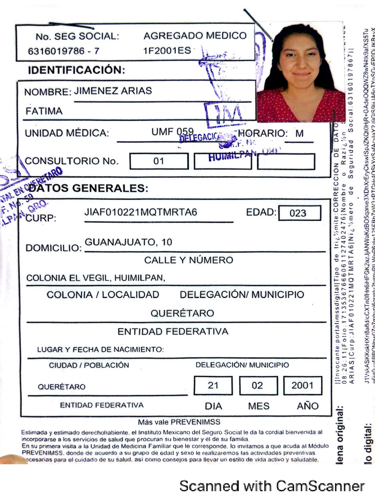 Cartilla de Imss | PDF