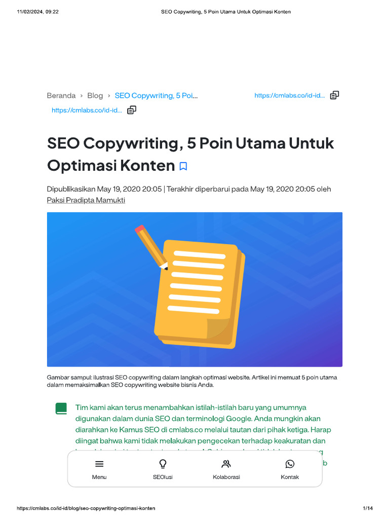 Cakap - Copywriting 3 | PDF
