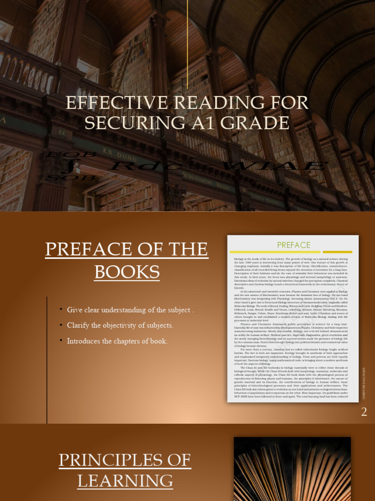 Effective Reading For Securing A1 Grade | PDF | Concept | Knowledge