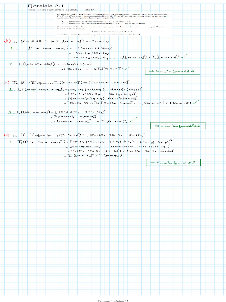 Guia 2 Resuelta Algebra 2 - Parte 1 de 2 | PDF