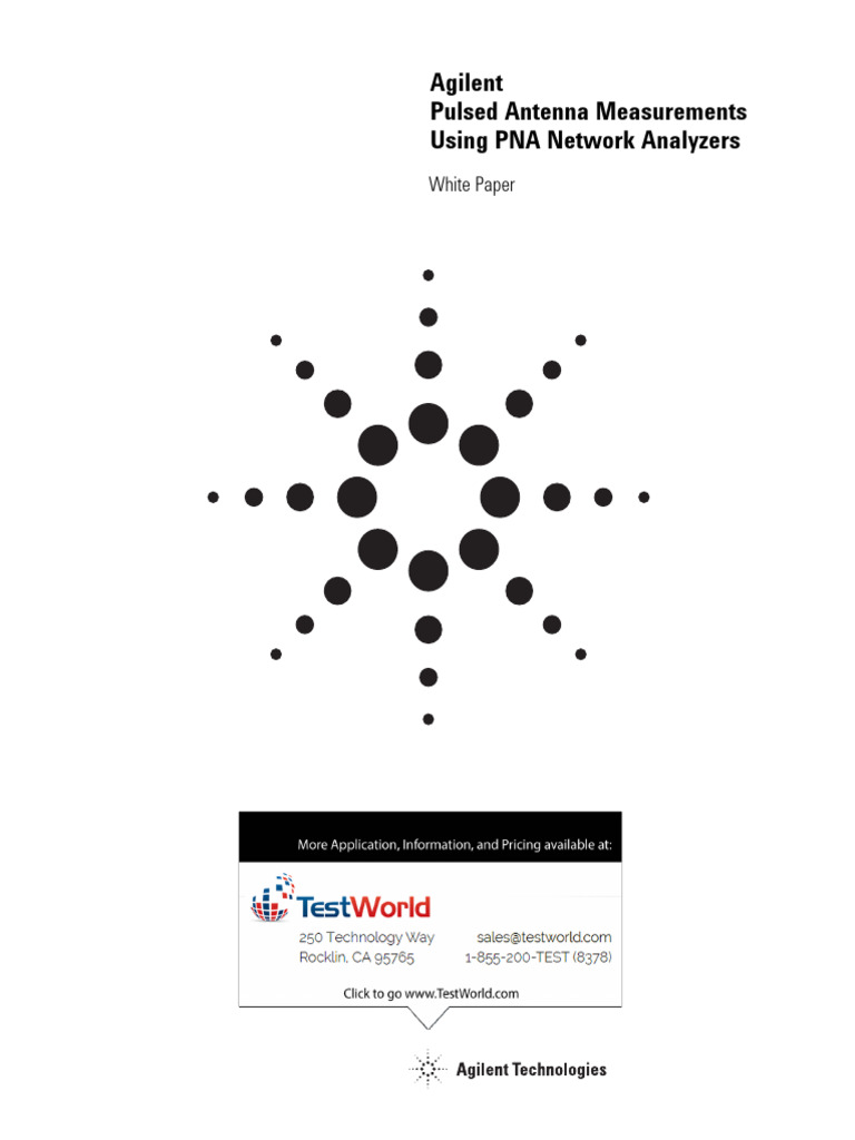 Pulsed Antenna Measurements Using Pna Network Analyzers | PDF | Bandwidth (Signal Processing ...