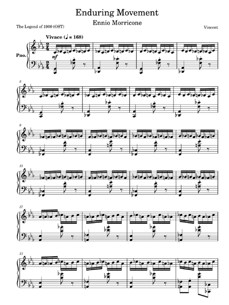 Ennio Morricone - Enduring Movement | PDF