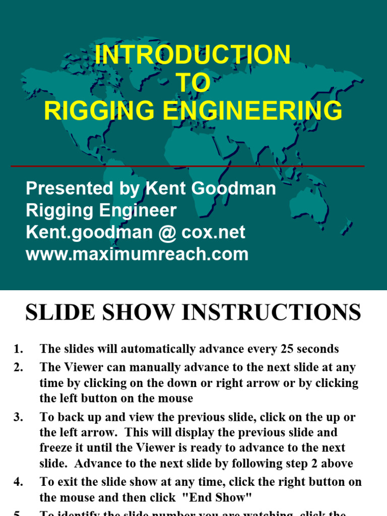 Introduction To Rigging Engineering Pdf Crane Machine Beam