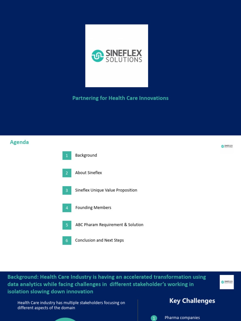 Sineflex: Health Care Innovation Platform | PDF | Pharmaceutical ...