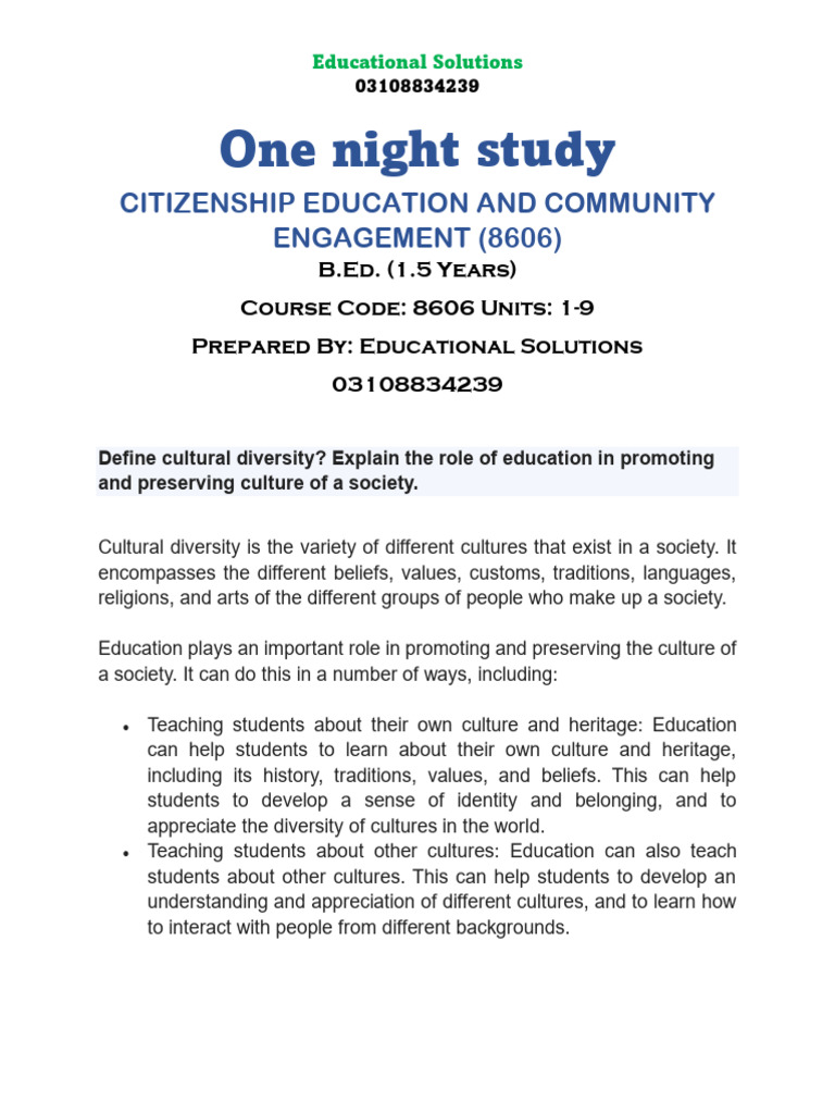 8606 - One Night Study, Spring 2023 | PDF | Motivation | Motivational