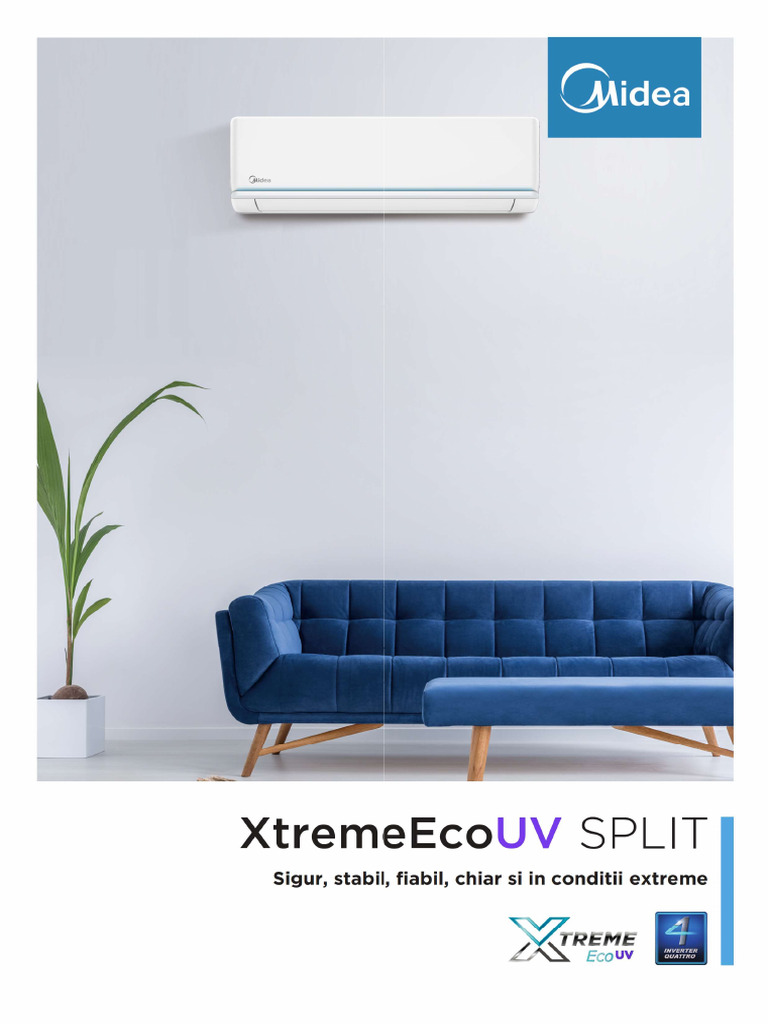 Midea Xtreme Eco UV Pliant Comercial Date Tehnice | PDF