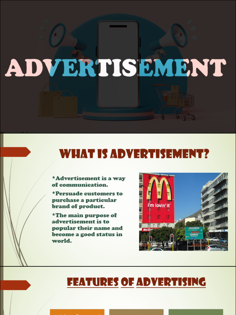 ADVERTISEMENT | PDF | Advertising | Product (Business)