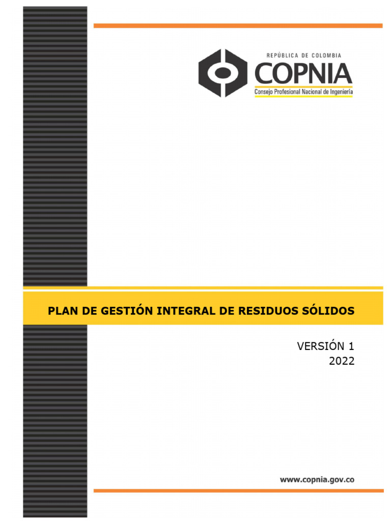 EJEMPLO PLAN Gestión Integral de Residuos - SOLIDOS | PDF | Residuos | Reciclaje