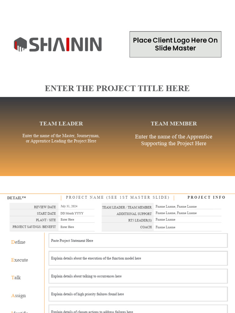 Blank TransaXional Problem Solving Template Standard | PDF ...