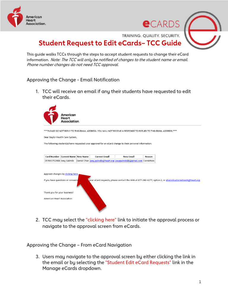 TCC Guide Student-Request-to-Edit-eCards Ucm 505565 | PDF | Career & Growth