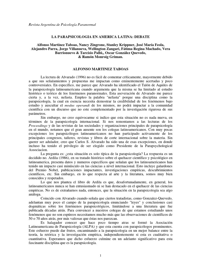 Taboas | PDF | Parasicología | America latina