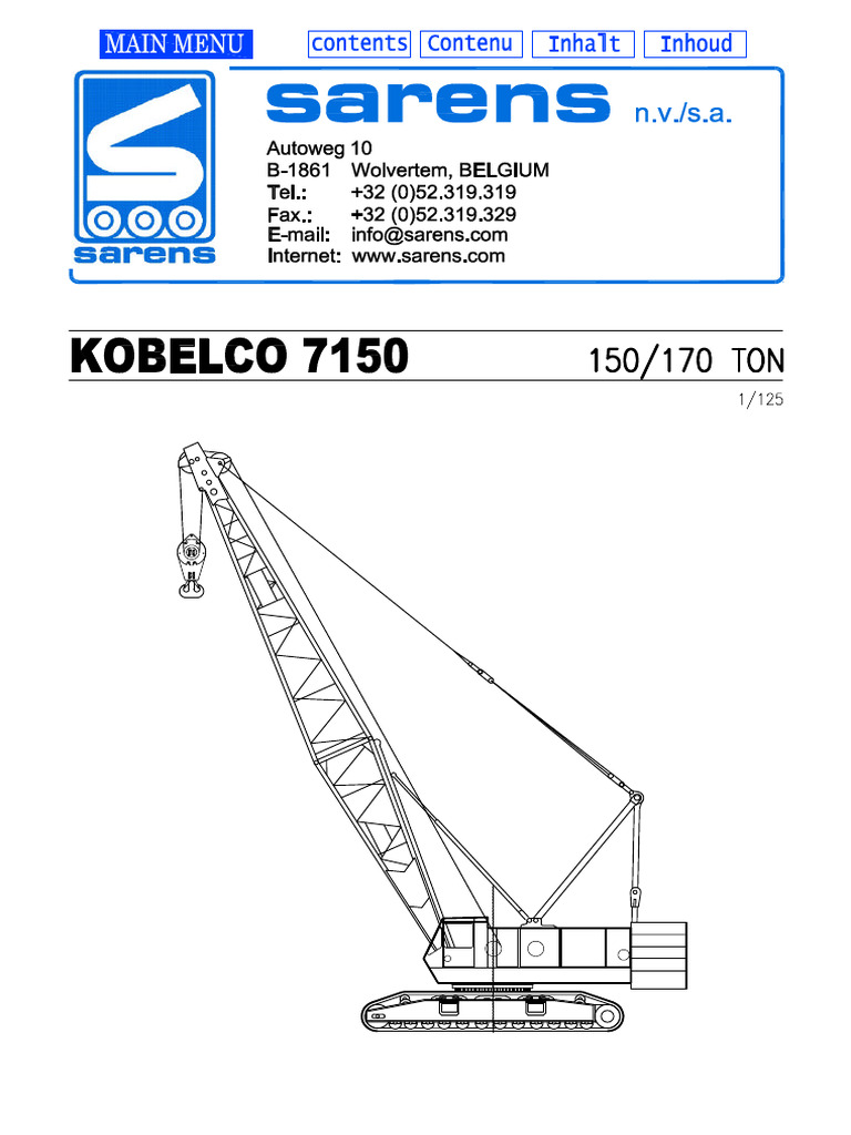 Kobelco 7150 Volledige Brochure | PDF