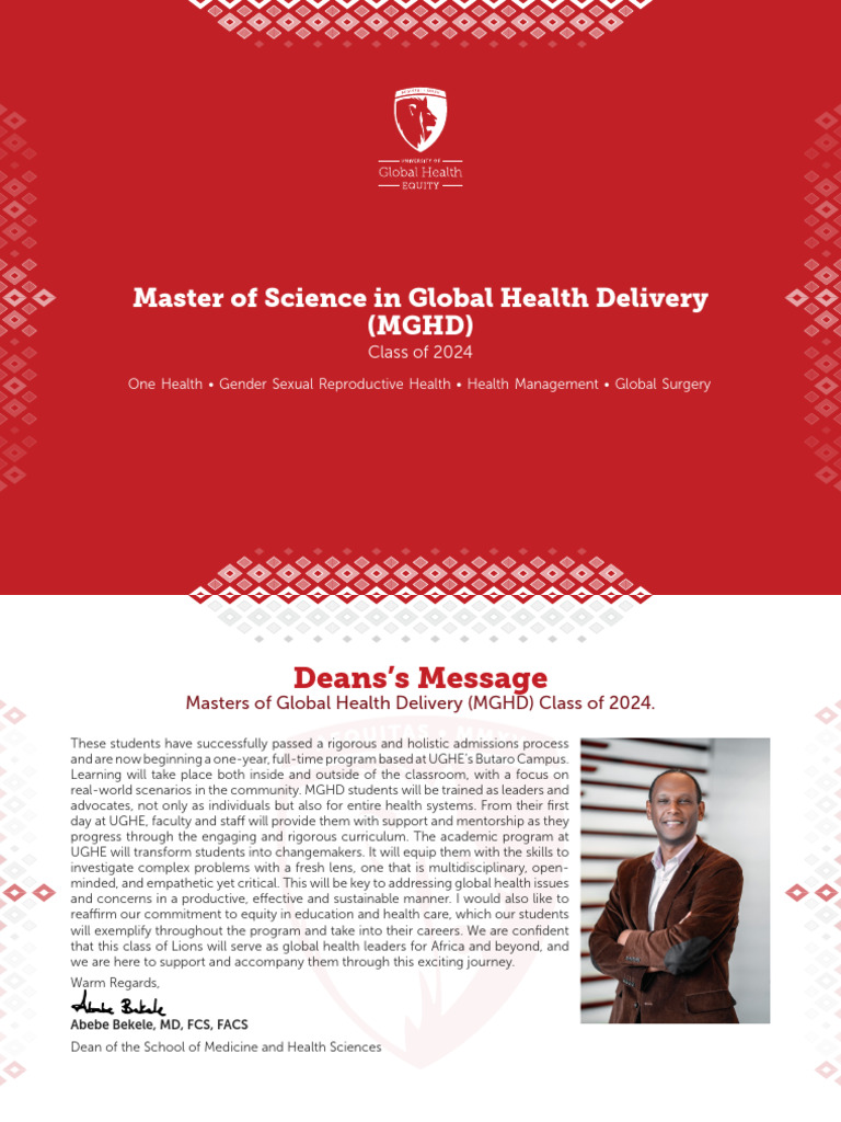 MGHD 2024 - Profile Book | PDF | Global Health | Health Care