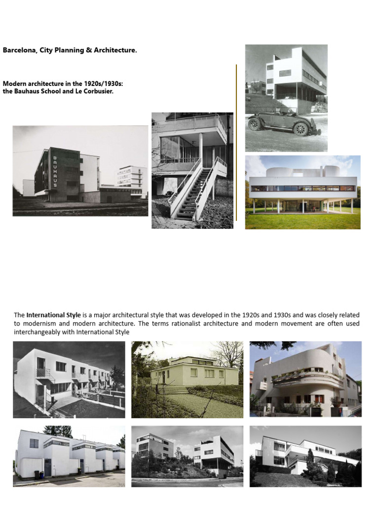 Modern Architecture in The 1920's and 1930's | PDF | Architectural ...