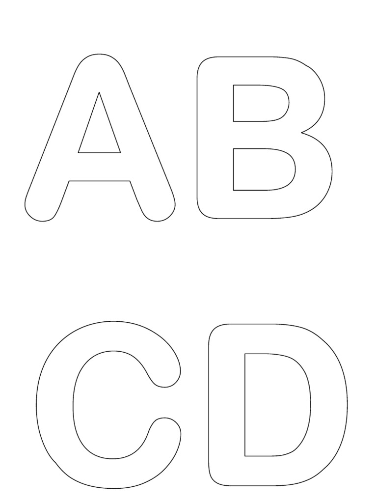 Molde 4 - Alfabeto | PDF