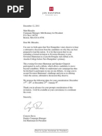 RNC Open Letter | PDF | Republican National Committee | Republican ...