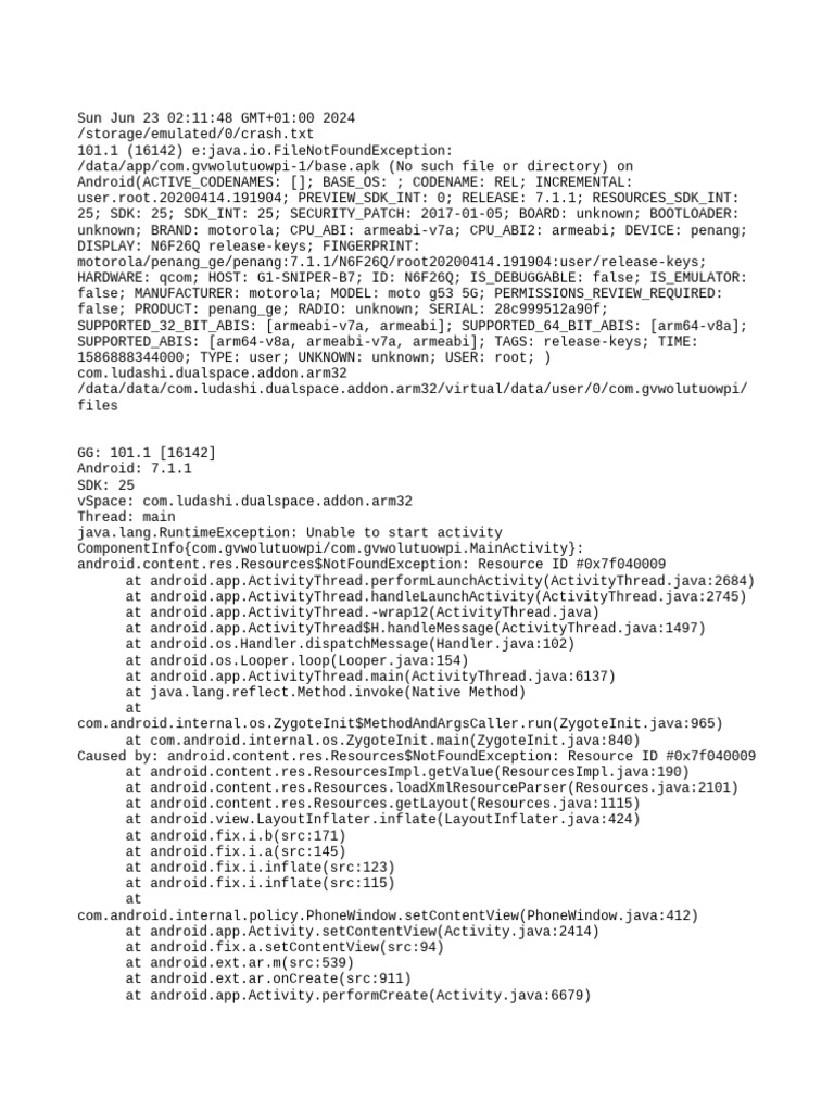 Crash Pdf Android Operating System Mobile App