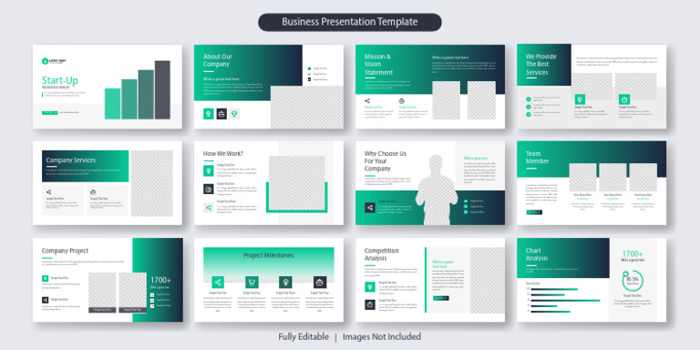 Business Presentation Template | PDF | Page Layout | Design