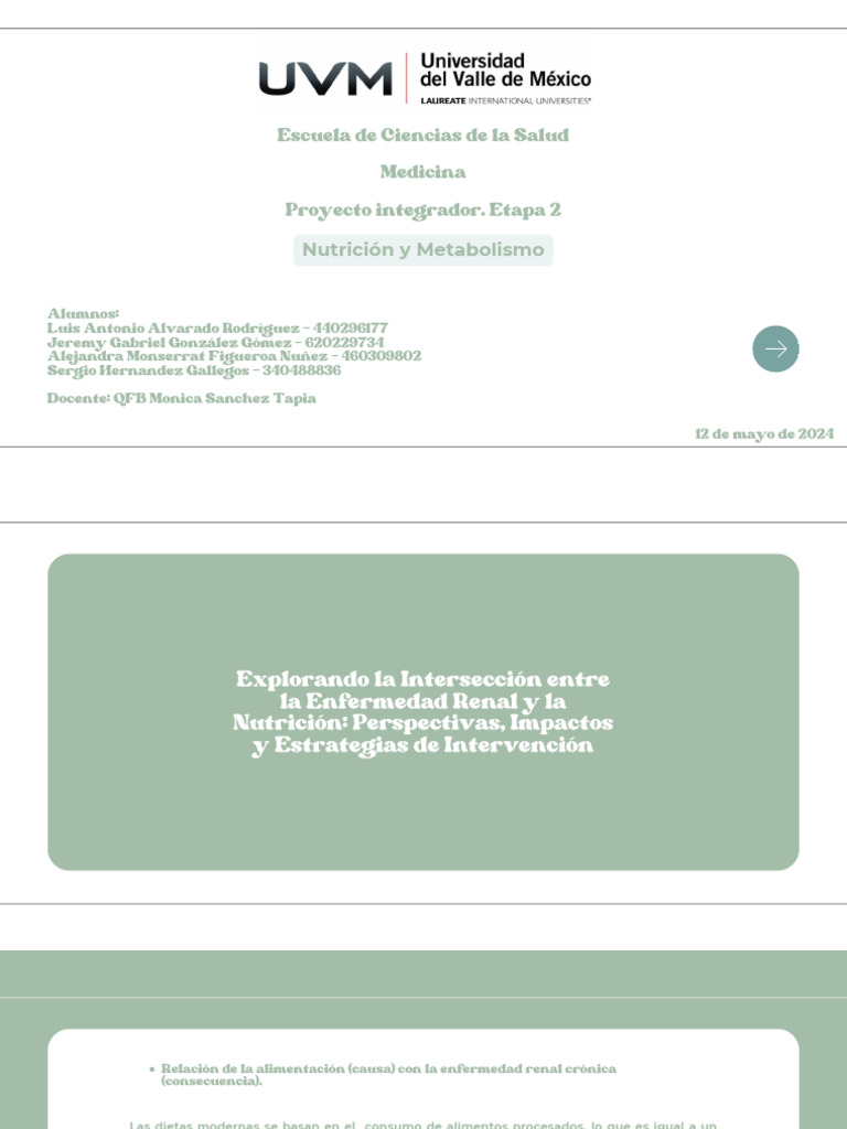 A#5 Eq12 | PDF | Dieta | Enfermedad renal crónica