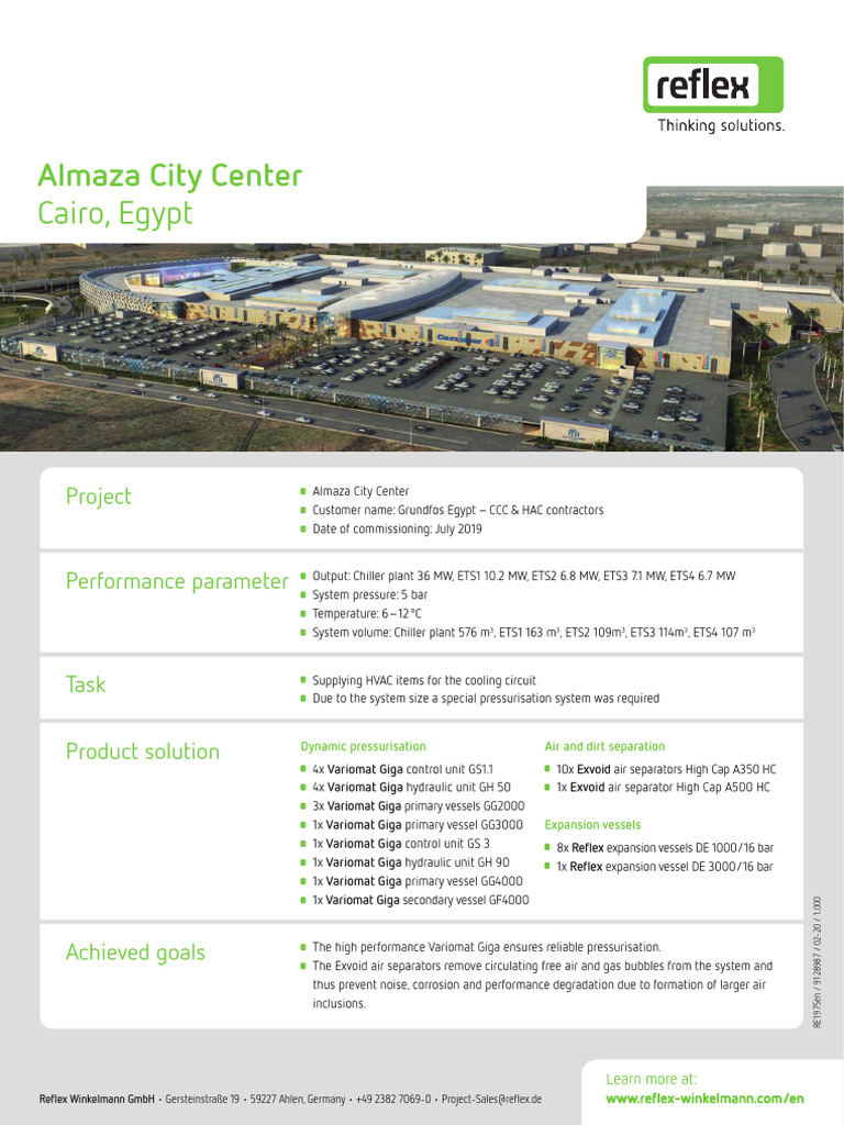 Referenz Almaza City Center EG EN Web 01 | PDF | Energy Technology ...