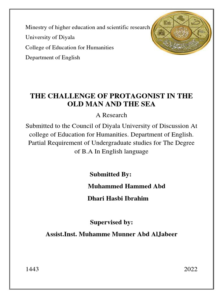 The Challenge of Protagonist in The Old Man and The Sea | PDF | Ernest ...