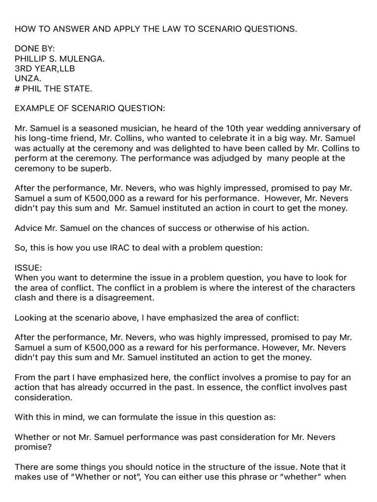 Easy Law by Phil 1 | PDF | Consideration | Case Law