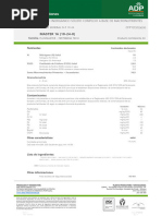Ficha Técnica de Nitro Xtend XP | PDF | Fertilizante | Nutrientes