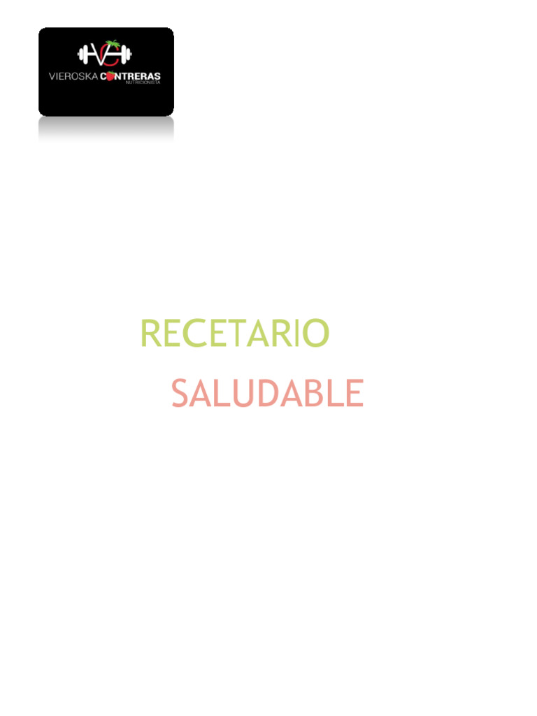 Recetario Saludable | PDF | Panes | Cilantro