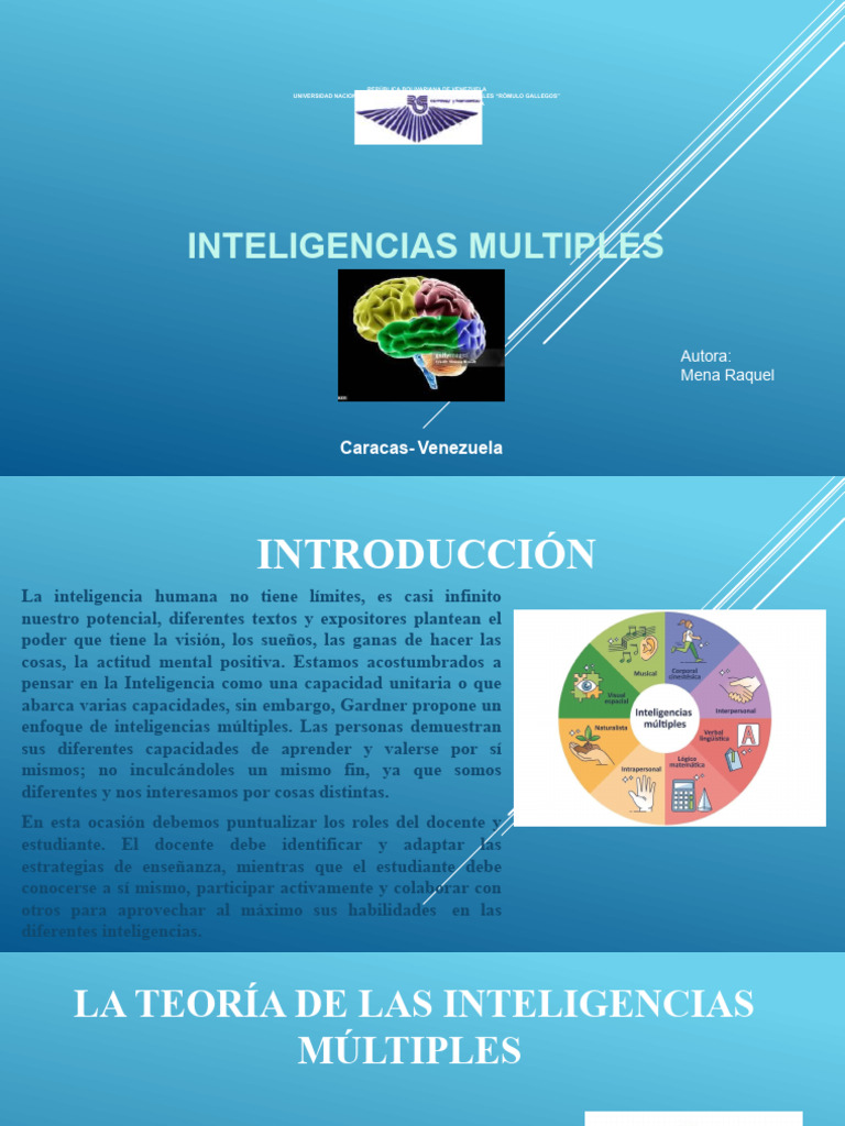 Teoría de las Inteligencias Múltiples | PDF | Inteligencia | Cognición