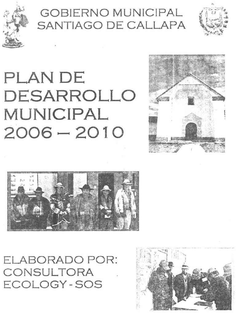 Santiago de Callapa - PDM | PDF