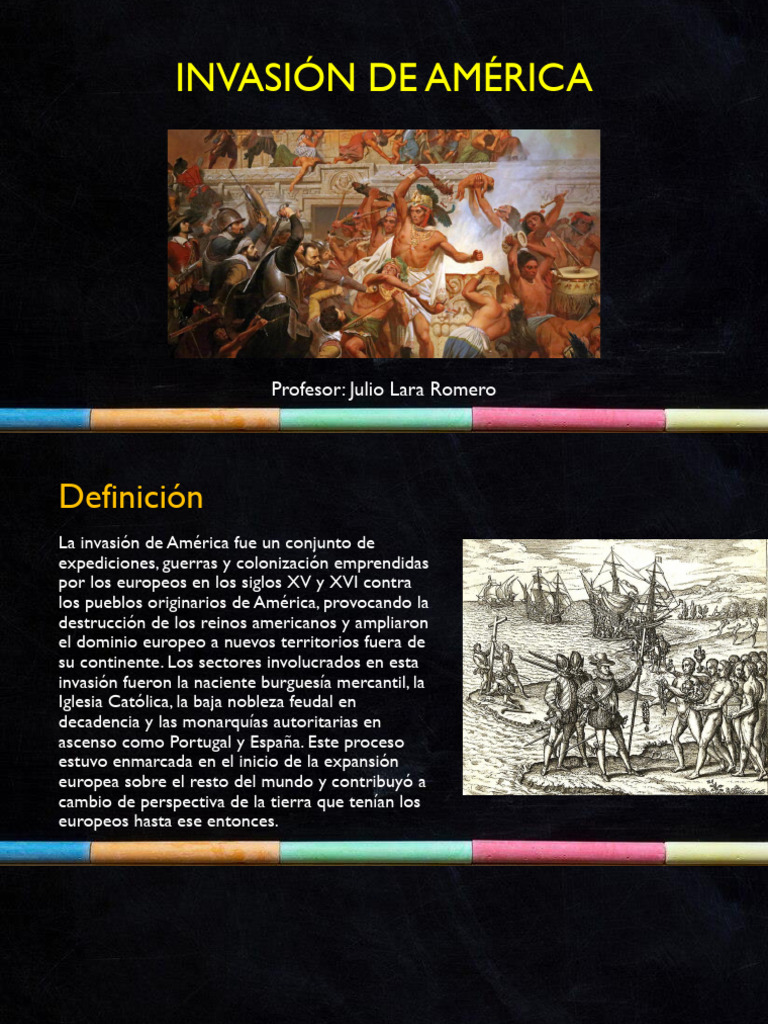Invasión de América | PDF | Cristobal colon | Europa